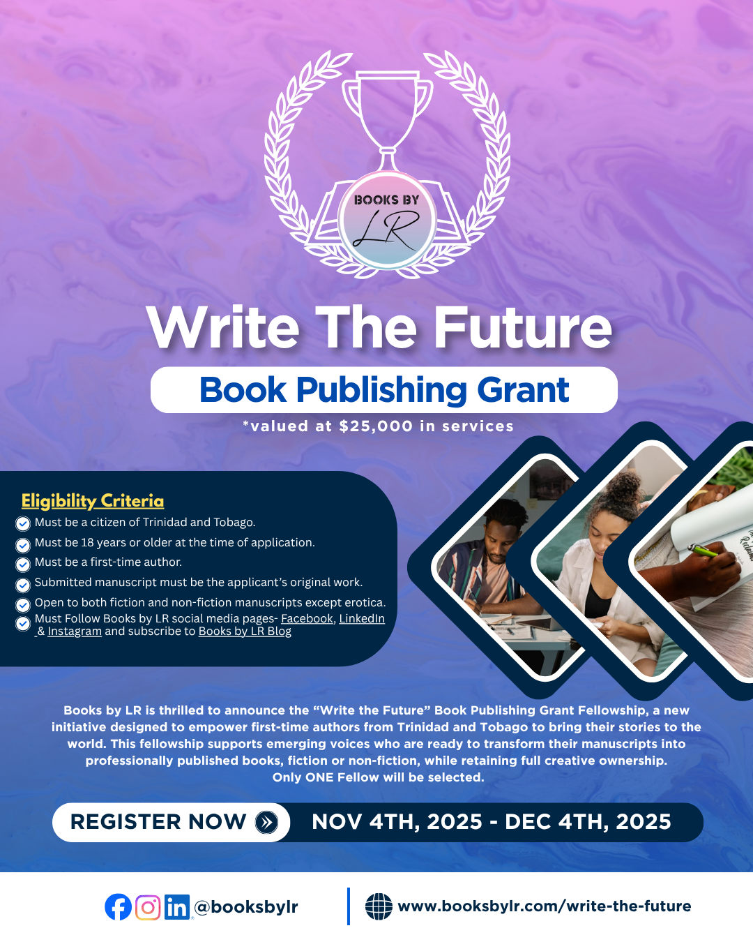 Write the Future: $25,000 Book Publishing Grant for Trinidad and Tobago ...